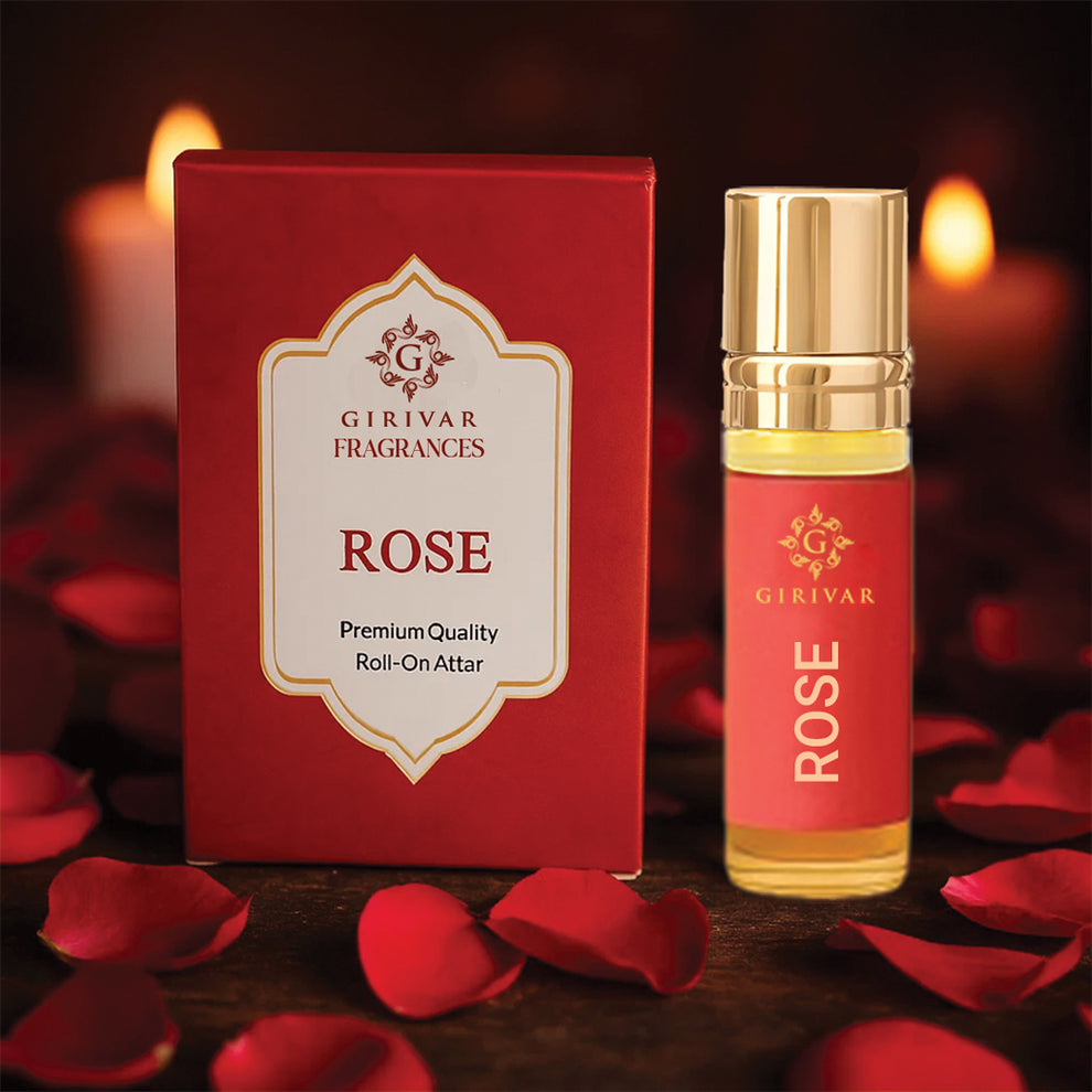 Buy the Best Rose Attar in India by Girivar Fragrances